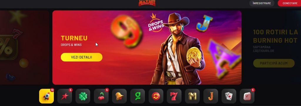 Maxbet casino online în Romania. Maxbet ro bonus exclusive ale companiei.